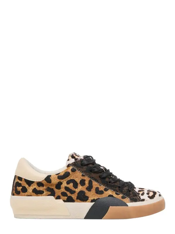 DOLCEVITA Zina Low Top Sneakers - Tan Multi Calf Hair