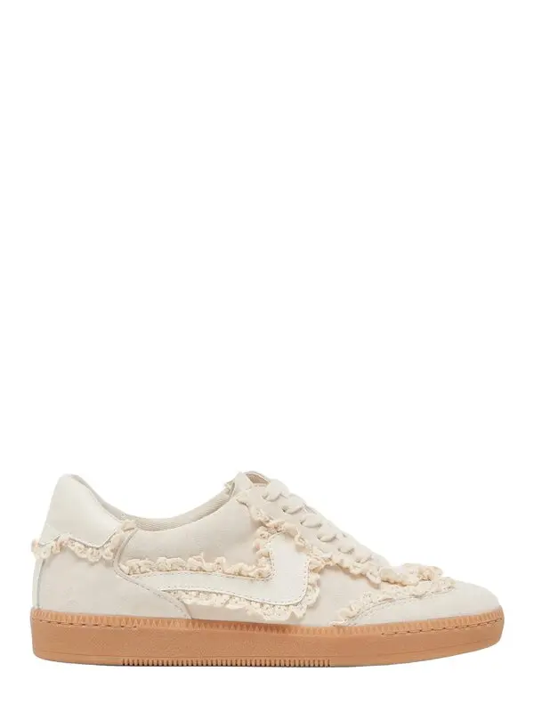 DOLCEVITA Notice Lace Sneakers - Ivory Suede