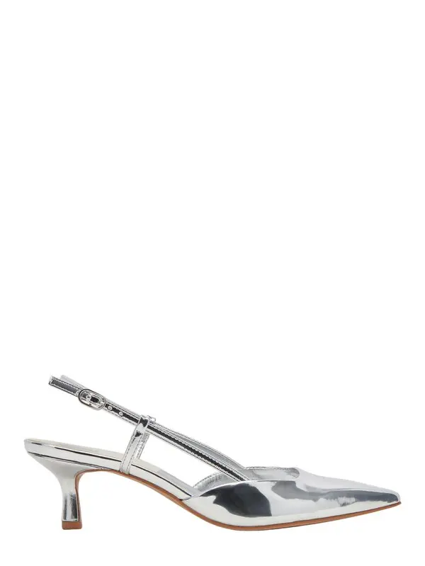 Dolce Vita Odela Slingback Heels - Silver Stella