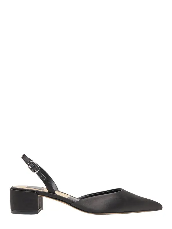 DOLCEVITA Carel Slingbacks - Onyx Satin