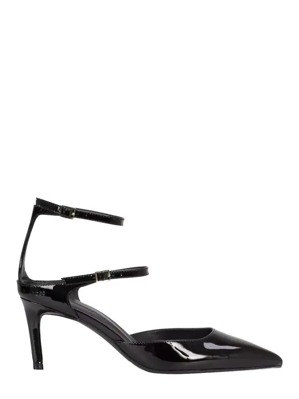 BOSS Patent Leather Buckled Pumps - Black