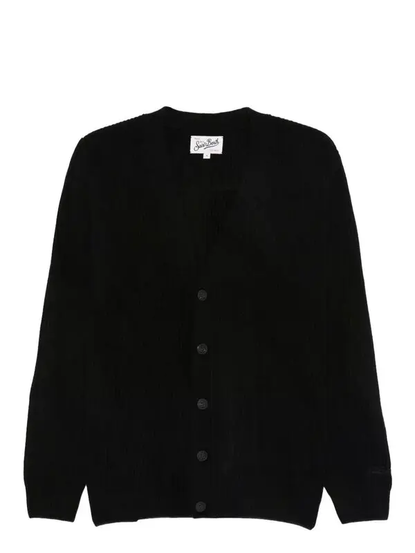 MC2 SAINT BARTH Wool Cardigan - Black