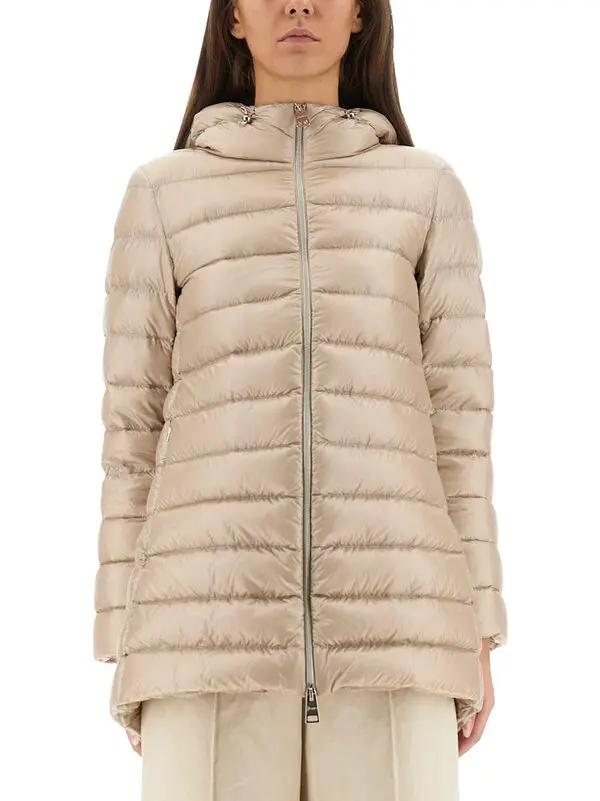 Herno A-shape Resort Down Jacket - Beige