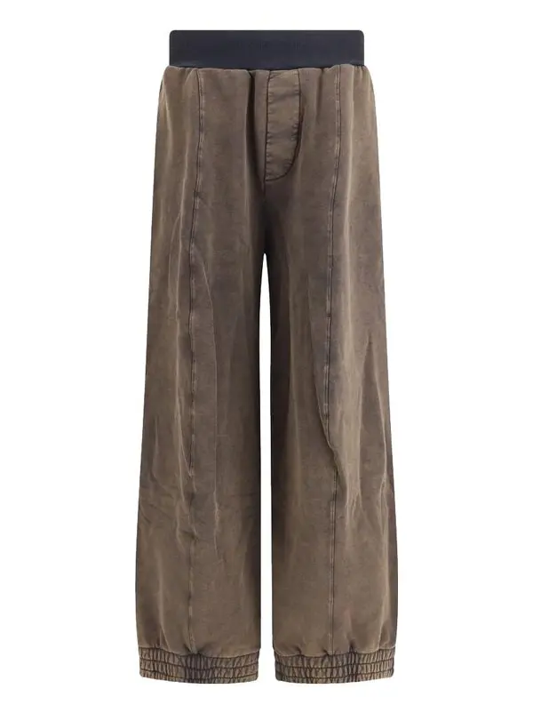 ALAINPAUL Knee Shape Sport Pants - Brown