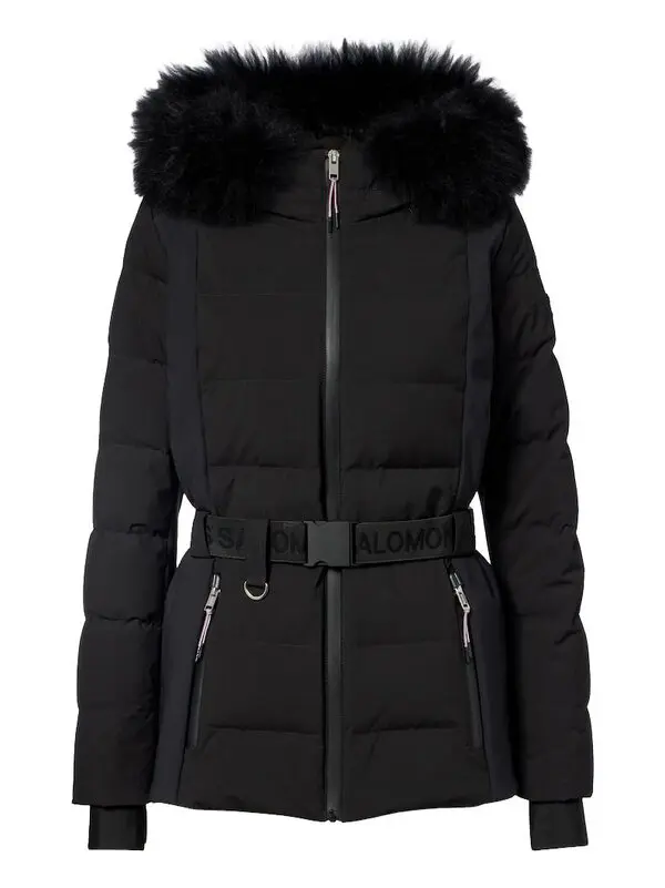 YVES SALOMON Ski Jacket - Black