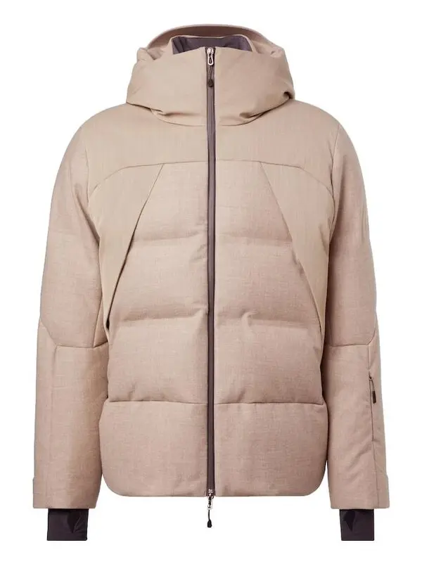 Sease Nordend Wool-blend Down Ski Jacket - Beige