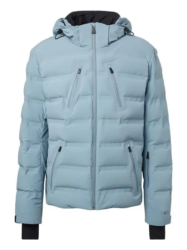 Aztech Mountain Nuke Hooded Down Ski Jacket - Blue