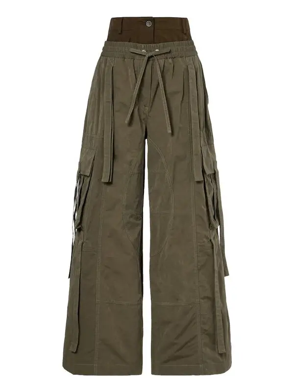 Dolce & Gabbana Layered Cargo Pants - Green