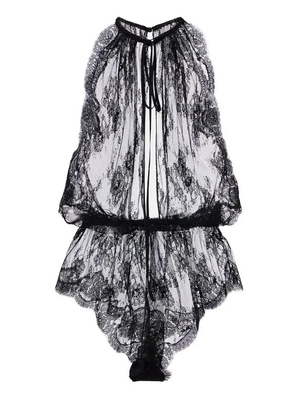 Dolce & Gabbana Lace Bodysuit - Black