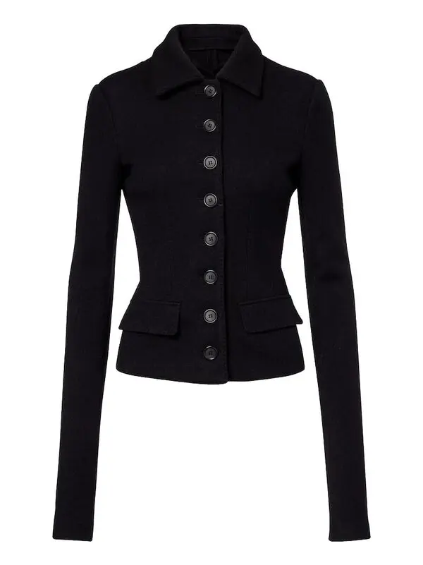 Dolce & Gabbana Virgin Wool Jacket - Black