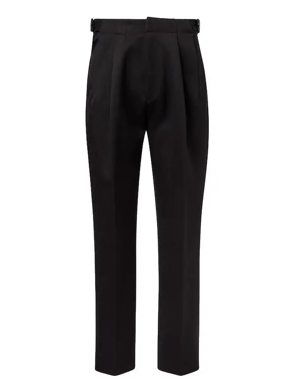 Zegna Wool Suit Pants - Black