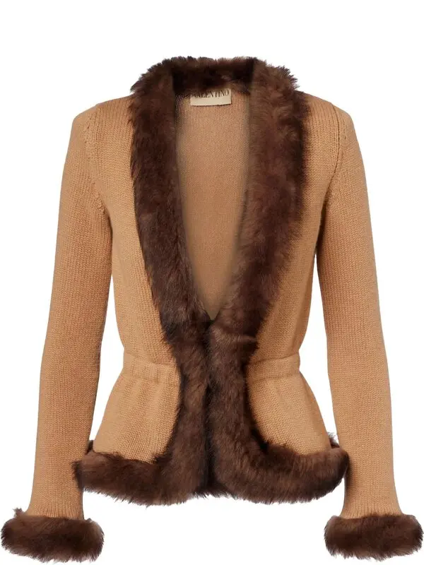 Valentino Garavani Cashmere Jacket - Beige