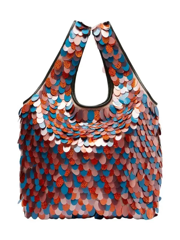 Dries Van Noten March Large Sequined Tote Bag - Multicoloured