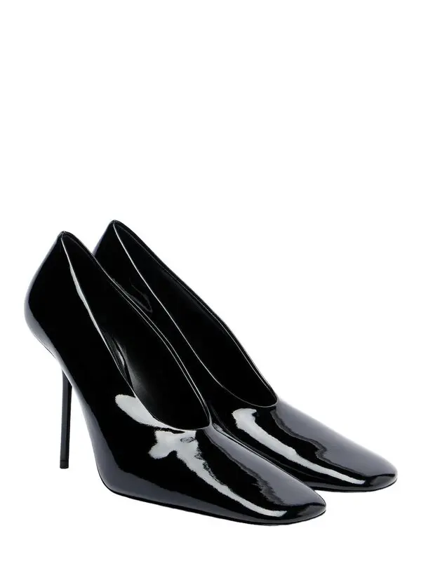 Victoria Beckham 100 Patent Leather Pumps - Black