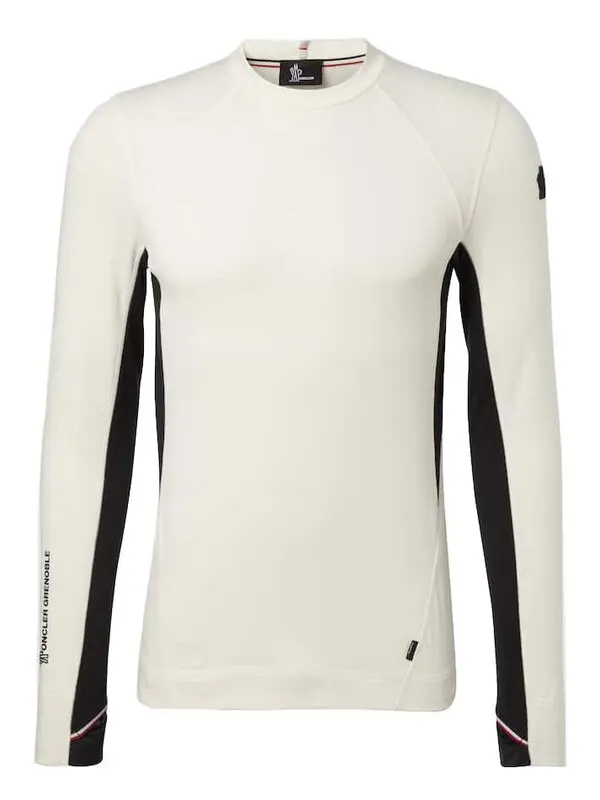 Moncler Technical Ski Top - White