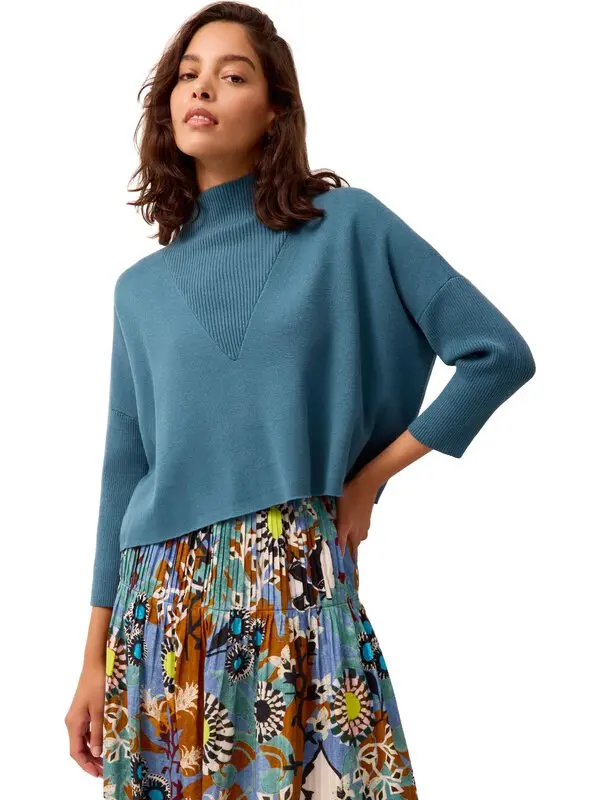 MARIE OLIVER Claudie Popover - Teal