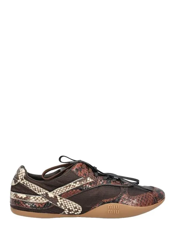 Miu Miu Gymnasium Sneakers - Moor+tobacco