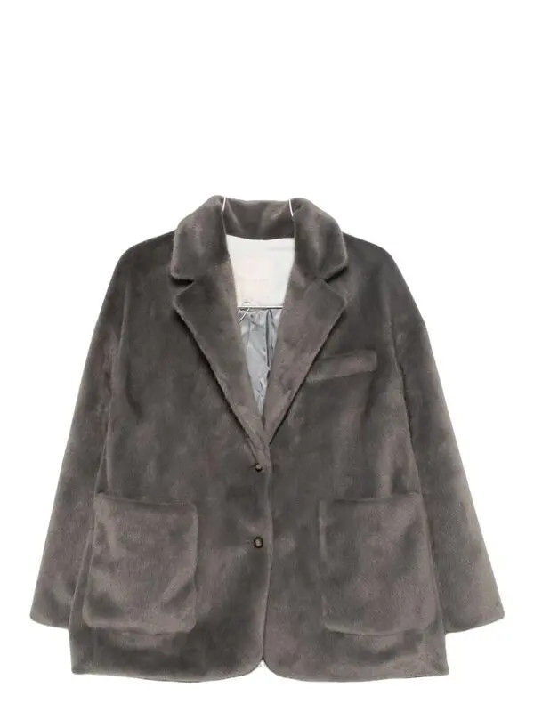 MOLLIOLLI Faux Fur Jacket - Grey