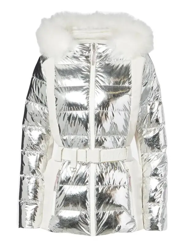 YVES SALOMON Ski Jacket - Silver