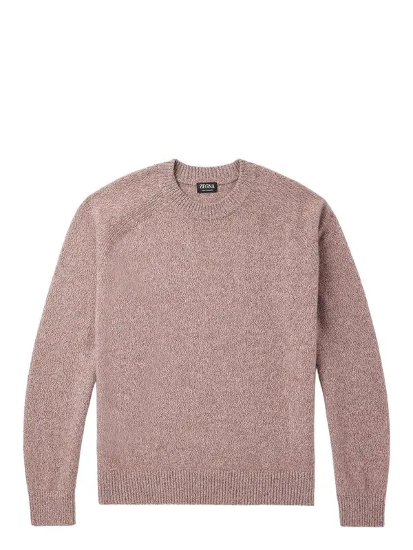 Zegna Oasi Cashmere-blend Sweater - Pink