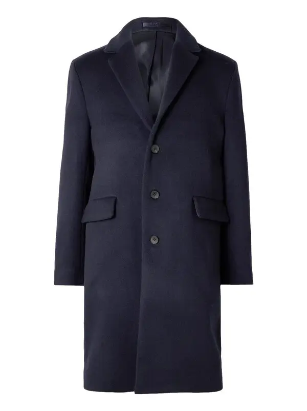 Mr P. Wool And Cashmere-blend Coat - Blue