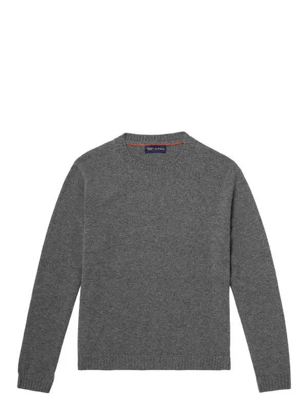 N.peal Stanley Tucci Organic Cashmere Sweater - Gray