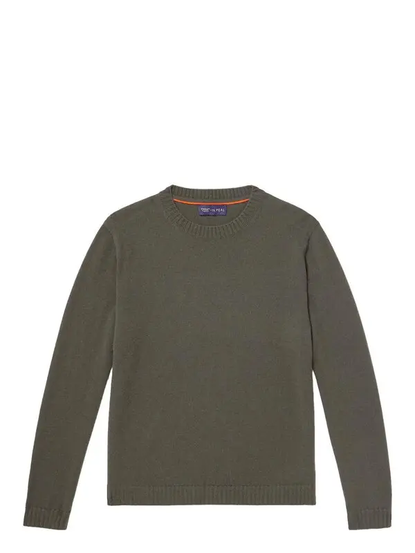N.peal Stanley Tucci Organic Cashmere Sweater - Green