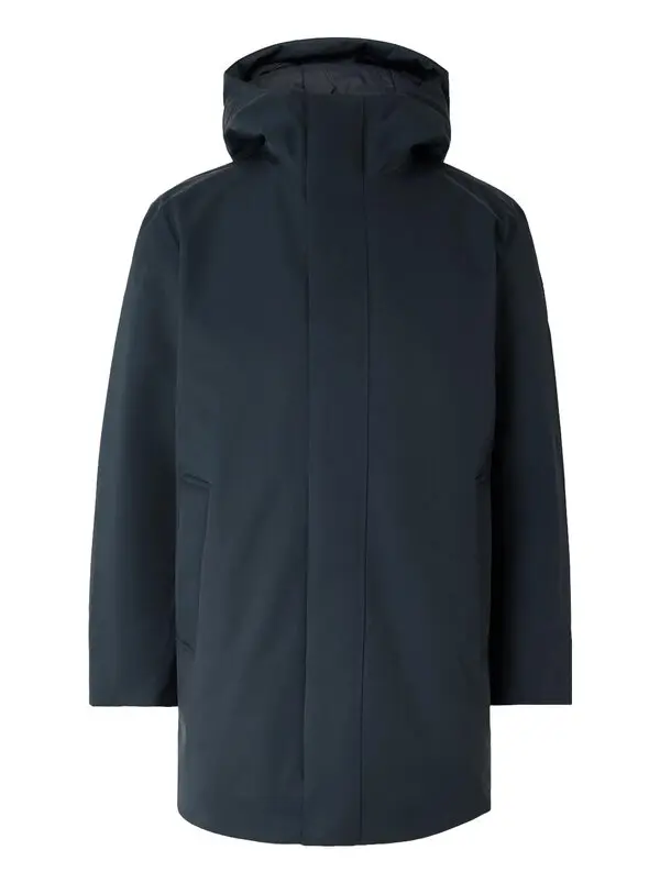 Nn07 Blake 8240 Padded Recycled-twill Parka - Blue
