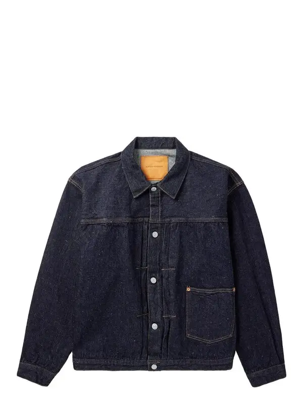 KAPTAIN SUNSHINE Selvedge Denim Jacket - Blue