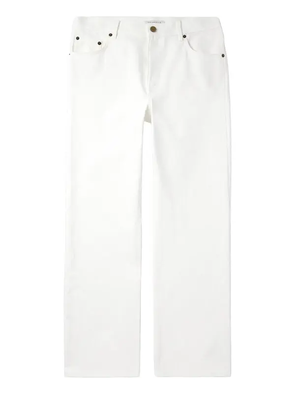 Gabriela Hearst Rey Straight-leg Jeans - White