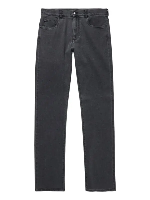 Canali Slim-fit Jeans - Gray
