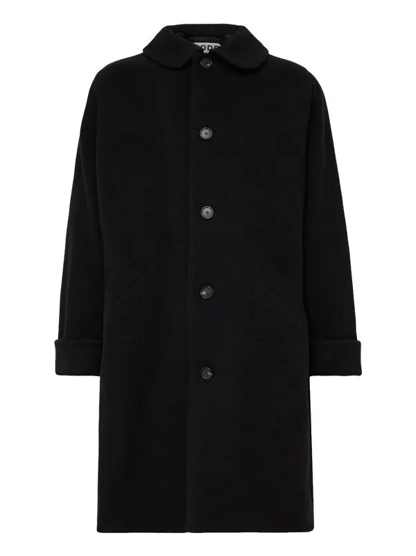 BODE Bell Wool Coat - Black