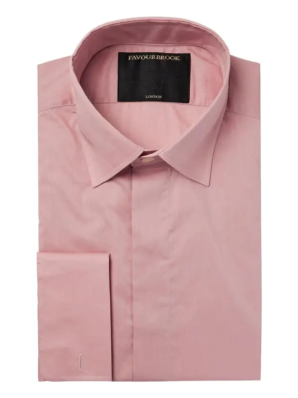 FAVOURBROOK Gatsby Cotton-poplin Shirt - Pink