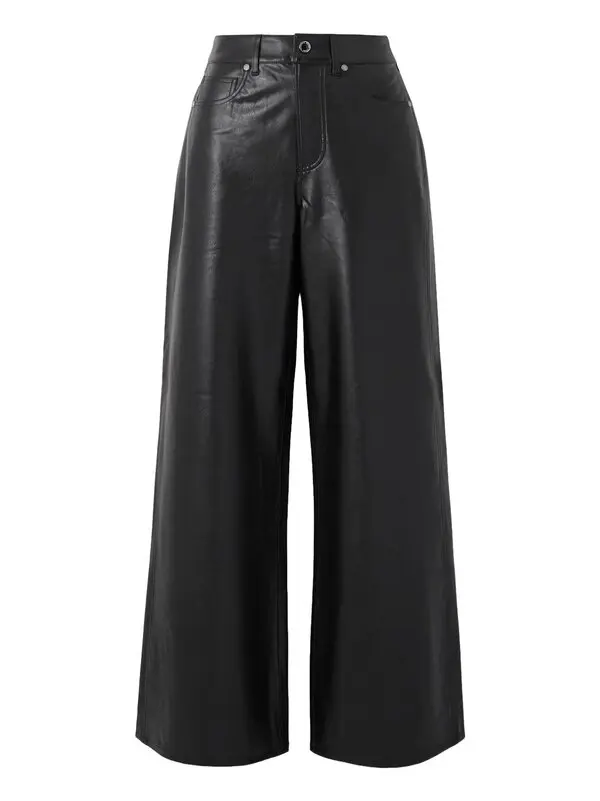 Veronica Beard Kasey Wide-leg Pants - Black