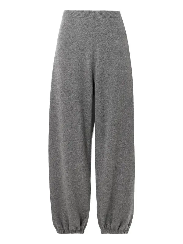 Theory Cashmere Tapered Sweatpants - Gray
