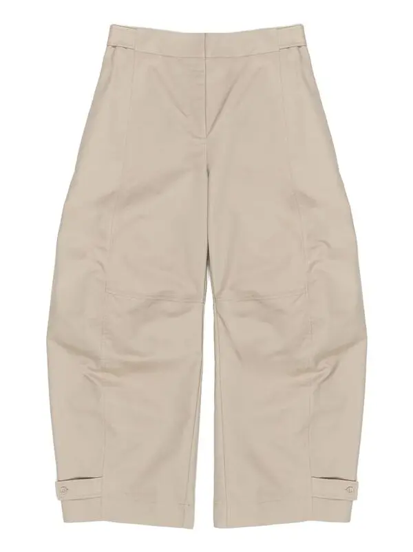 Bimba Y Lola Adjustable Barrel Leg Trousers - Stone