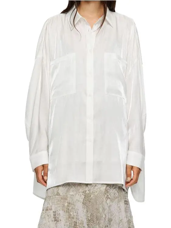 Bimba Y Lola Oversized Shirt - White