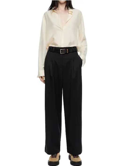 Bimba Y Lola High Rise Darted Trousers - Black
