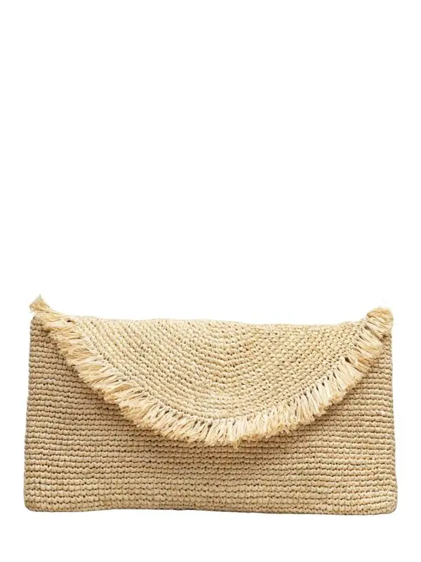 INDEGO AFRICA Umunsi Clutch - Natural