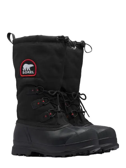 Sorel Glacier Xt Waterproof Boot - Black/red Quartz