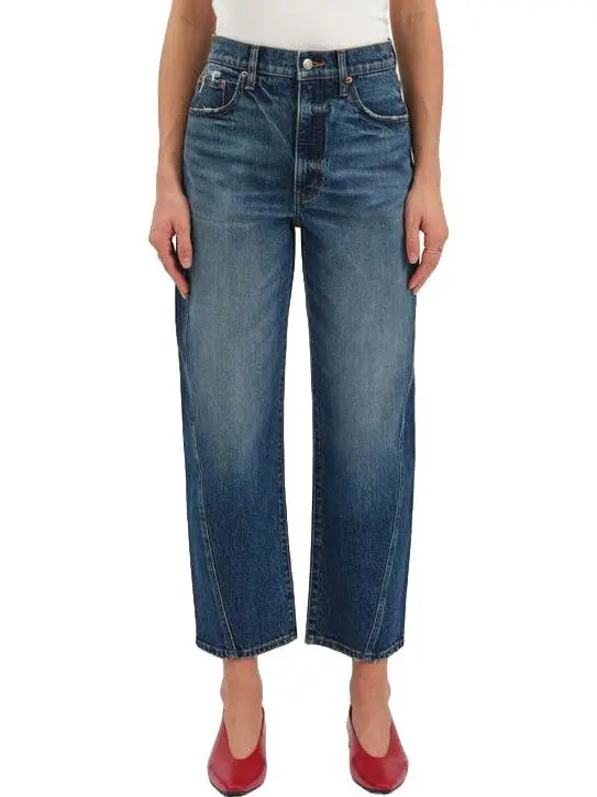 DAZE Westward High-waist Barrel Leg Jeans - Authentic