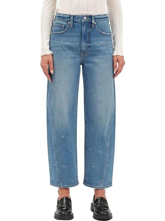 DAZE Westward High-waist Barrel Leg Jeans - Nailed It