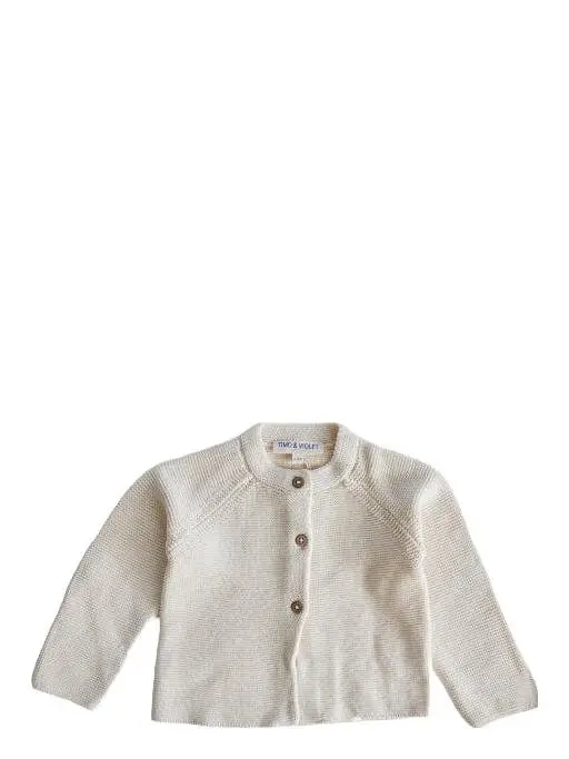 TIMO & VIOLET Knit Cardigan - Beige