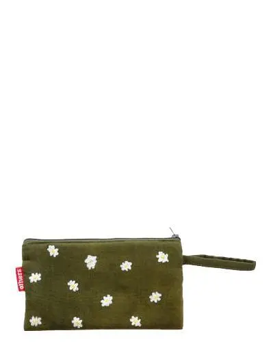 OTHERS TRADE FOR HOPE Travel Wristlet - Moss/white
