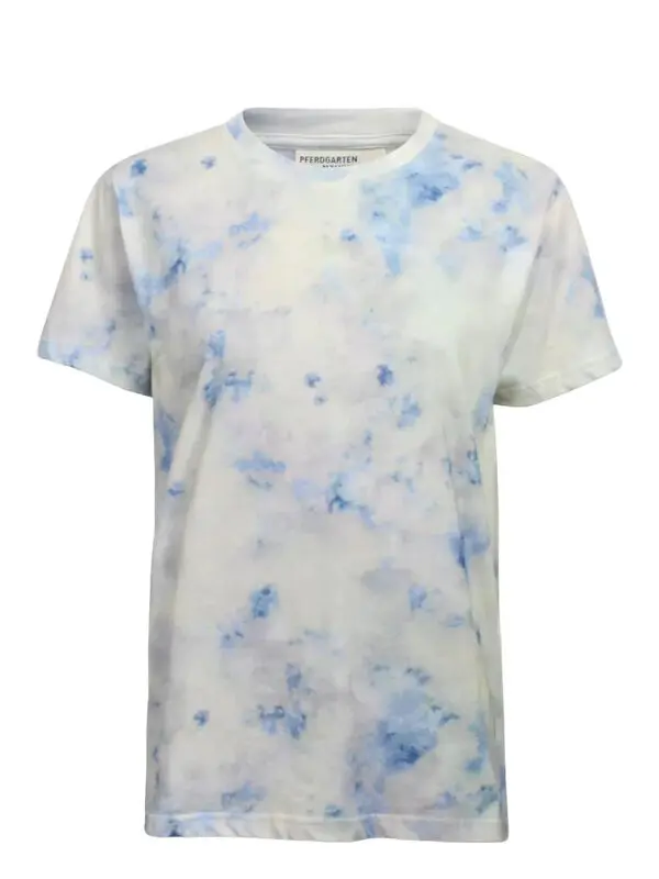 Baum Und Pferdgarten Tie-dye Cotton T-shirt - White