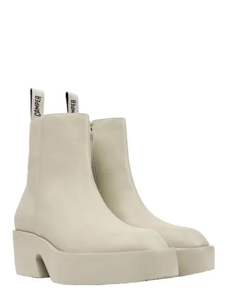 Camper Billie Platform Boots - Light Beige