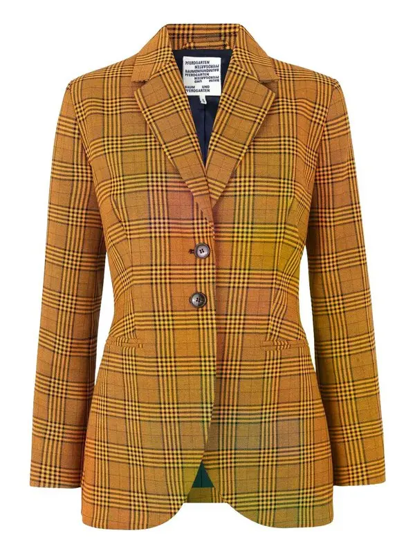 Baum Und Pferdgarten Bryony Checked Blazer - Orange