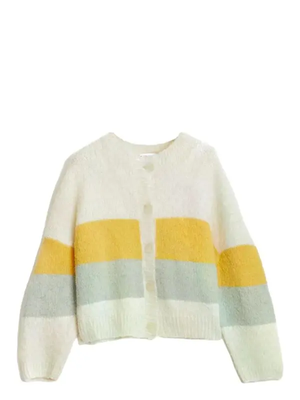Rodebjer Aldonza Stripe Cardigan - Neutrals