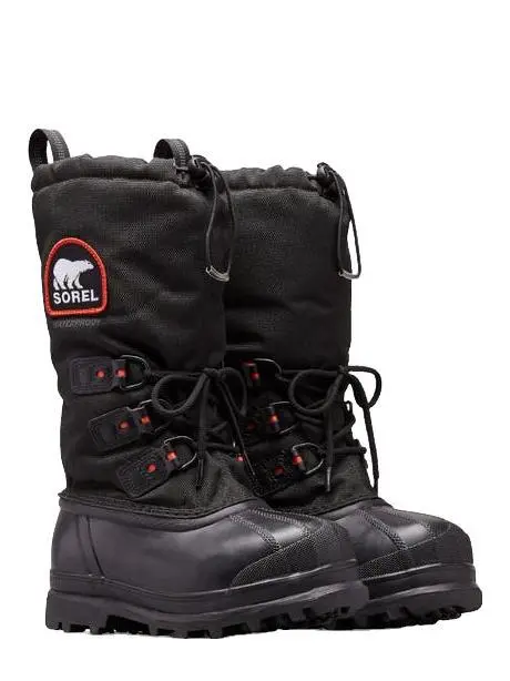 Sorel Glacier Xt Waterproof Boots - Black/red Quartz