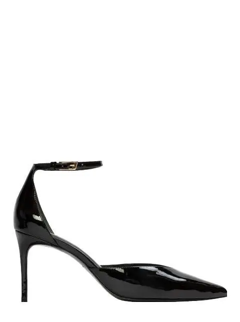 BLACK SUEDE STUDIO Darcie 80 Patent Pump - Black Patent